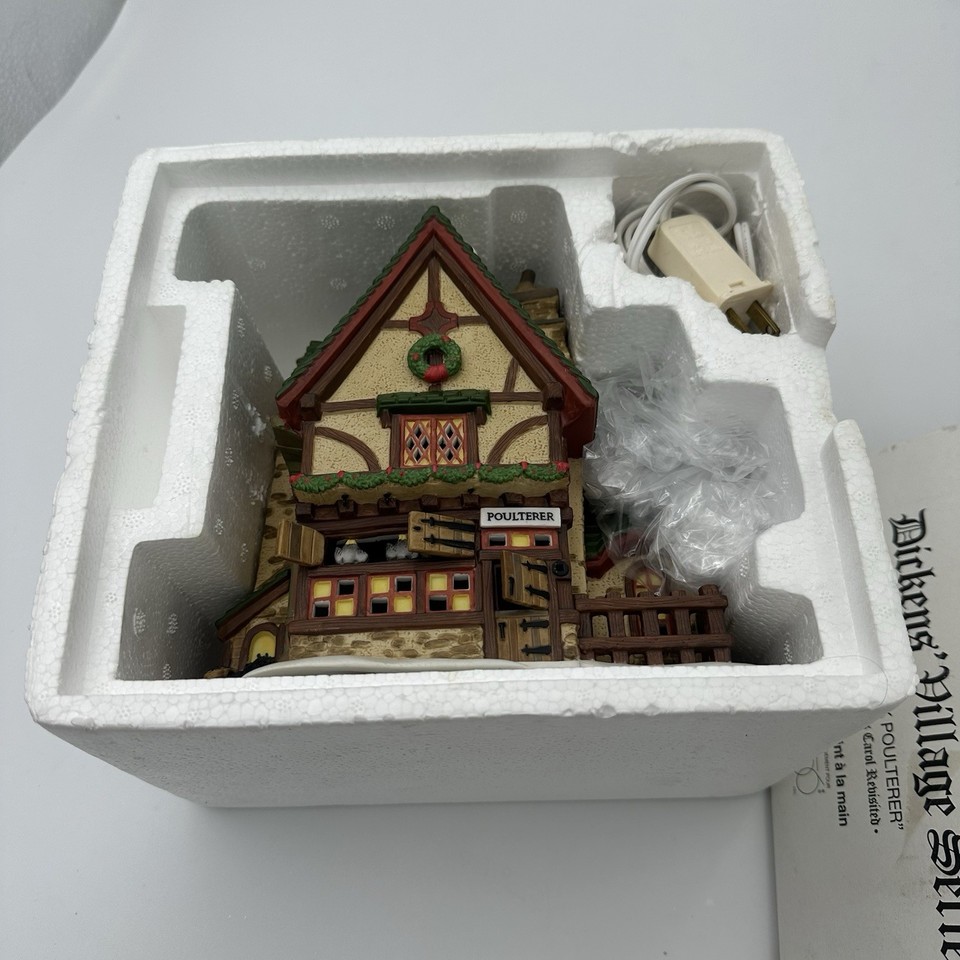 Department 56 Dickens' Village Series Leacock Poulterer with Box! READ ...