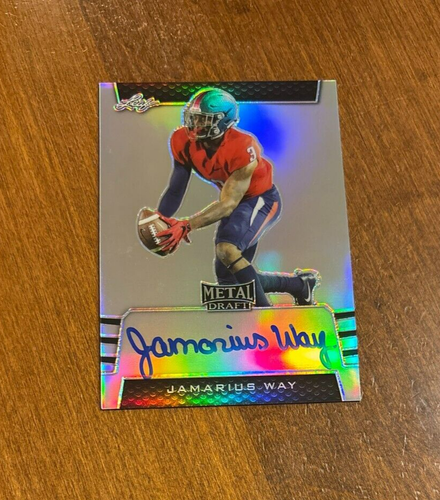 Jamarius Way 2019 Leaf Metal Draft Auto BA-JW1 South Alabama Denver ...