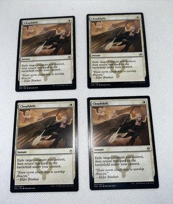 MTG 4x Cloudshift M25 007/249 Regular Common LP English FREE SHIPPING ...