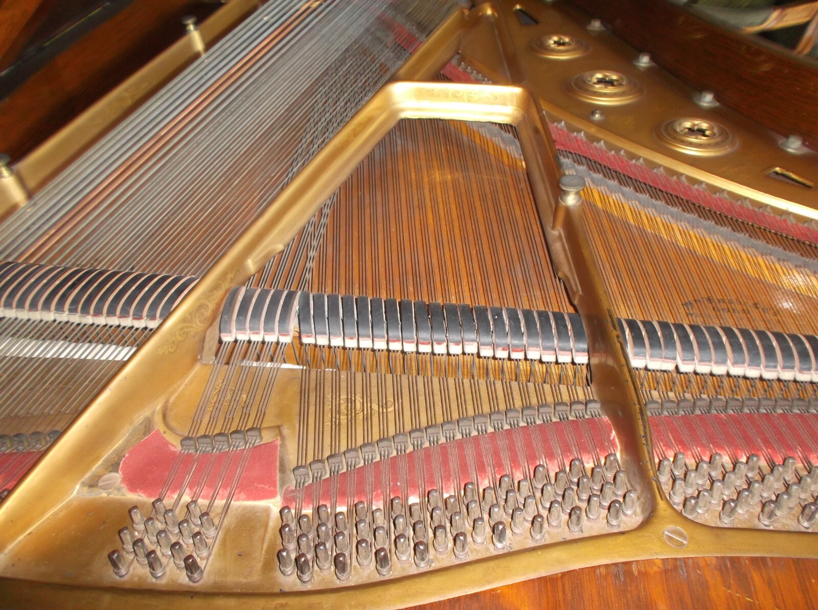 ANTIQUE WM. KNABE QUARTER SAWN OAK ART CASE PARLOR GRAND PIANO | eBay