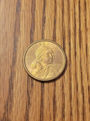 2000 One Dollar Coin US Liberty Golden Color | eBay