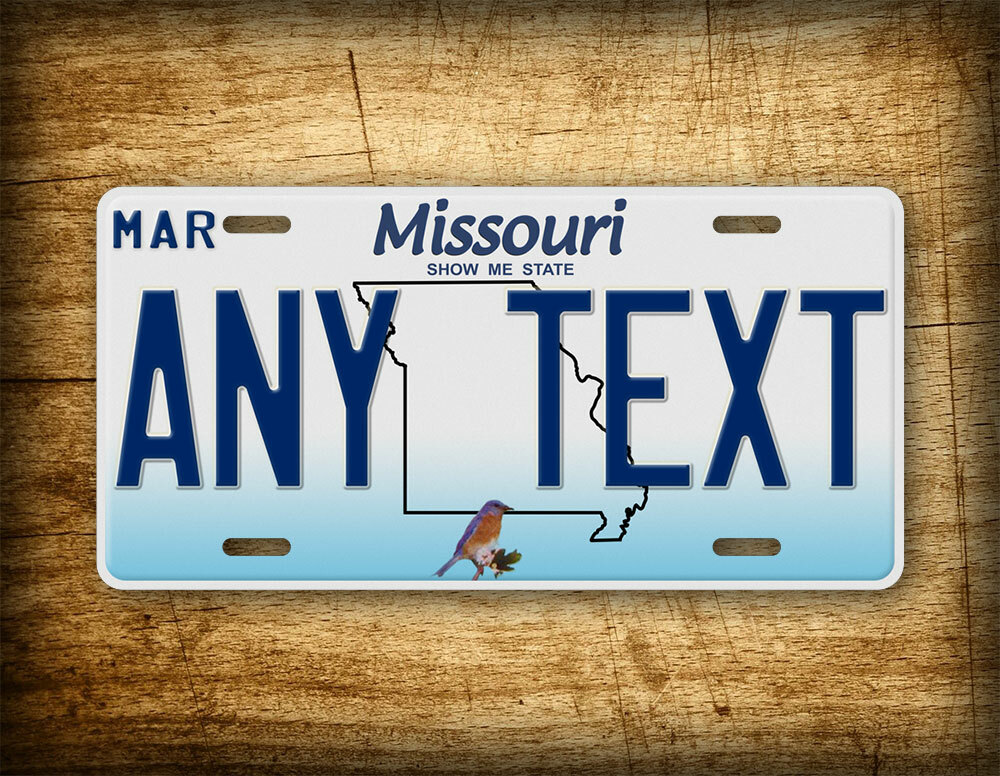 Custom Replica Missouri State License Plate | eBay