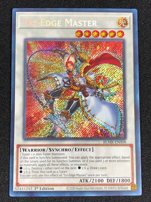 YUGIOH TRI-EDGE MASTER BLMR-EN008 1ST SECRET (NM) | eBay