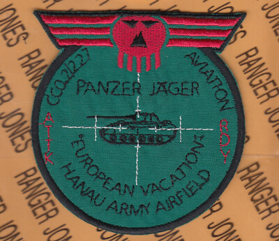 US Army C Co 2nd Bn 227th Aviation PANZER JAGER German ~4" patch c/e | eBay
