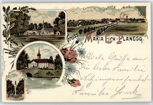 50918131 - 8033 Planegg Schloss, Maria-Saeule, Maria Eich Muenchen LKR ...