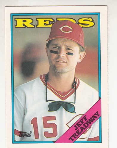 JEFF TREADWAY 1988 Topps Traded #122T XRC Rookie Reds Mint Lot of 311 ...