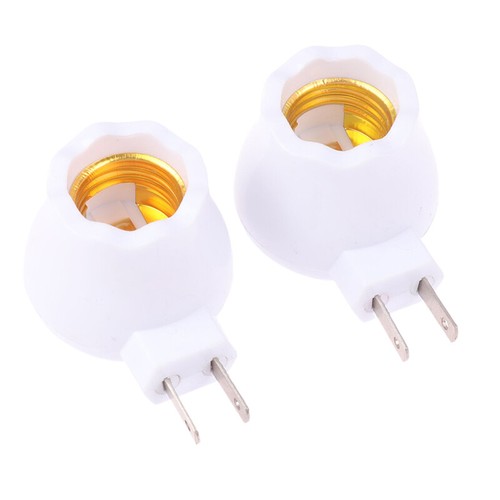 E27 LED Light Lamp Bulbs Socket Base Holder US Plug Adapter ON/OFF Swi ...