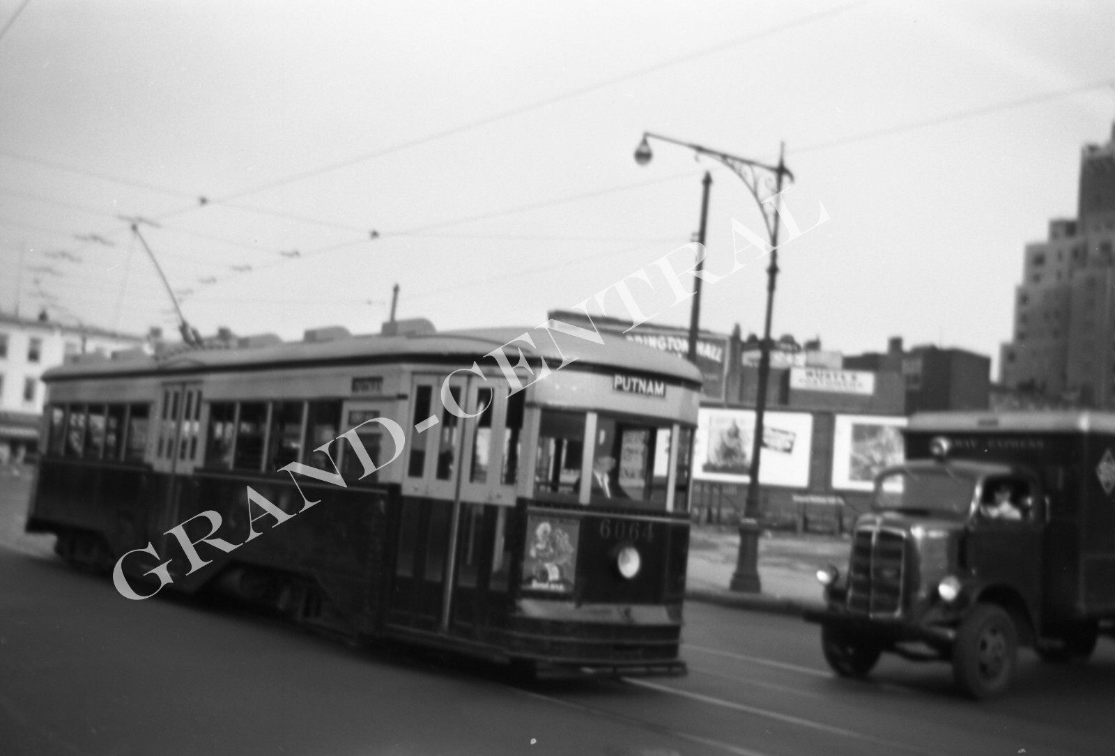 ORIGINAL 1946 NYCTS BROOKLYN TROLLEY NEGATIVE #6064 BROOKLYN NY B&QT | eBay