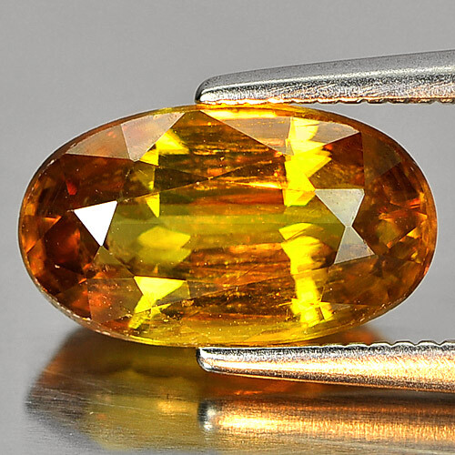Multi Color Titanium Sphene With Rainbow Spark 2.57 Ct. Oval Shape ...