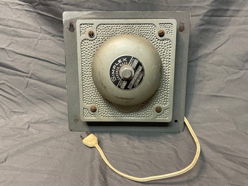 Vintage Simplex 4" School Bell RVF4015-4A 15 Amp 16 Watts V115-60C ...