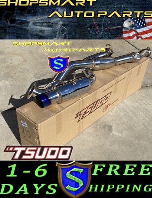 TSUDO CATBACK EXHAUST SYSTEMS FOR 08- 14 WRX STI TURBO 5 DOOR HB WAGON ...