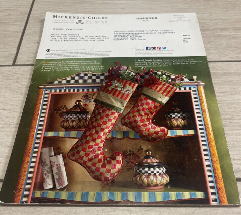 Mackenzie Childs Catalog - November 2013 Free Shipping !!! Christmas ...