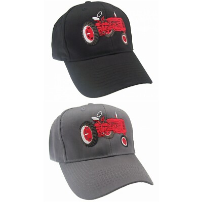 International McCormick Farmall Red Tractor Embroidered Cap Hat #44 ...