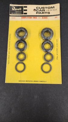 VINTAGE REVELL PARTS PACK COMPETITION SLICKS AND TIRES 1/25TH SEALED ...