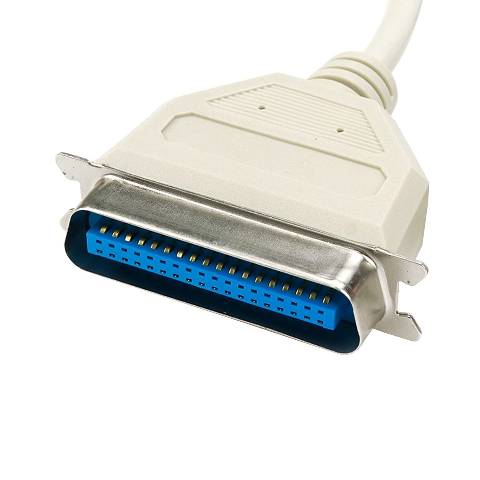 4.5m/14.7Feet DB25 Pin Male to Centronics 36 Pin Male Parallel Printer ...