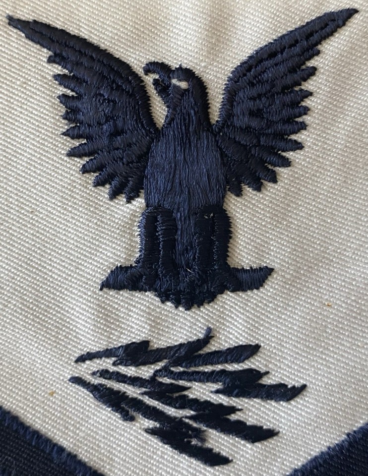 WWII 1942 dated US Navy Rate Radioman 2nd Class Petty Officer rank ...