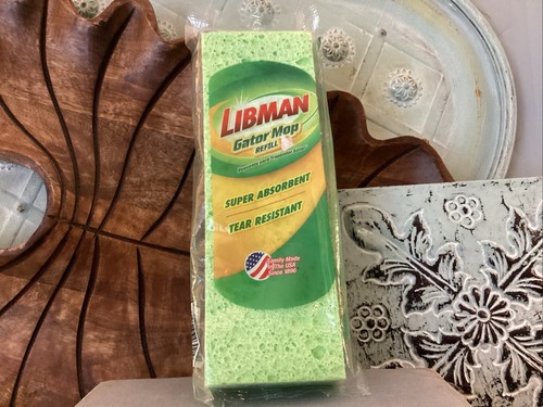 Libman Gator Sponge Mop Head Refill Super Absorbent #03021 Tear ...