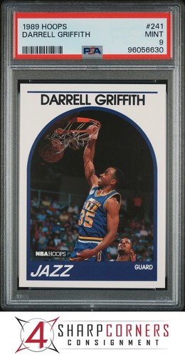 1989 HOOPS #241 DARRELL GRIFFITH JAZZ POP 2 PSA 9 K4193721-630 | eBay