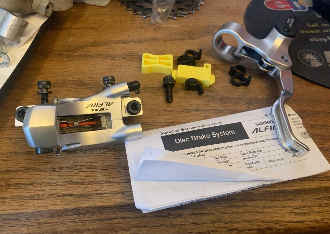 NOS Shimano Alfine Mountain Bike Disc Brake Setup BL-S502 #2 | eBay