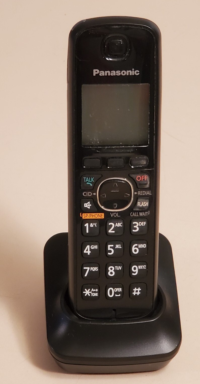PANASONIC KX-TGA660 Single Handset with PNLC1017 Satellite Base. NO POWER CORD | eBay