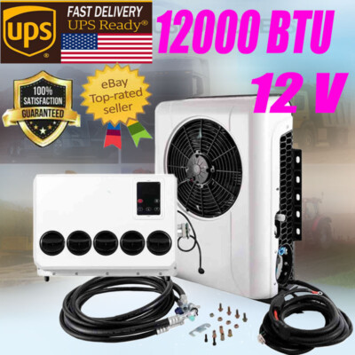 12V Universal Electric Cool Underdash Air Conditioner Auto Car A/C Kit ...