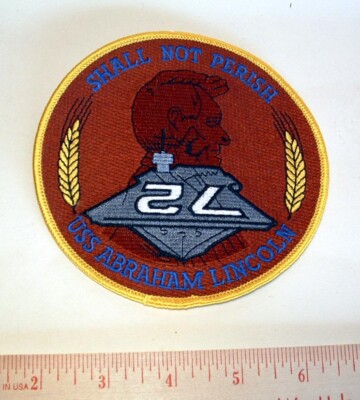 USS Abraham Lincoln CVN 72 Jacket Patch | eBay