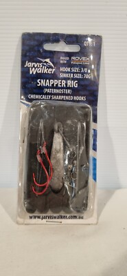 Size 3/0 Jarvis Walker Snapper/Twisted Dropper Rig with 70g Snapper ...