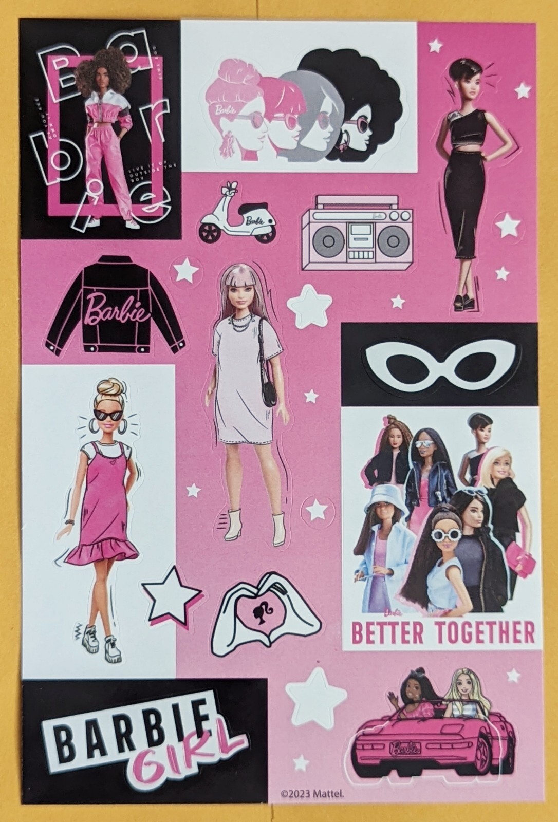 Barbie Sticker Sheet | eBay
