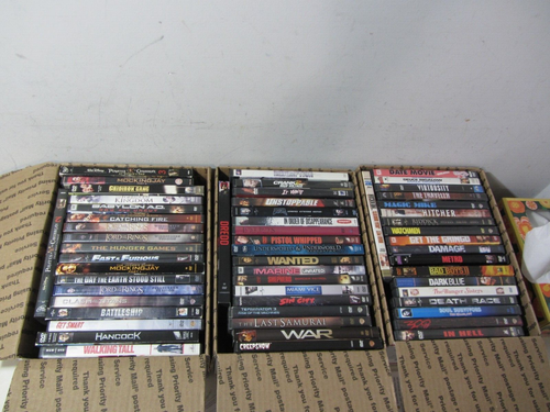Huge lot DVDs DVD collection Rated R and PG-13 Hunger Games Lord Rings ...