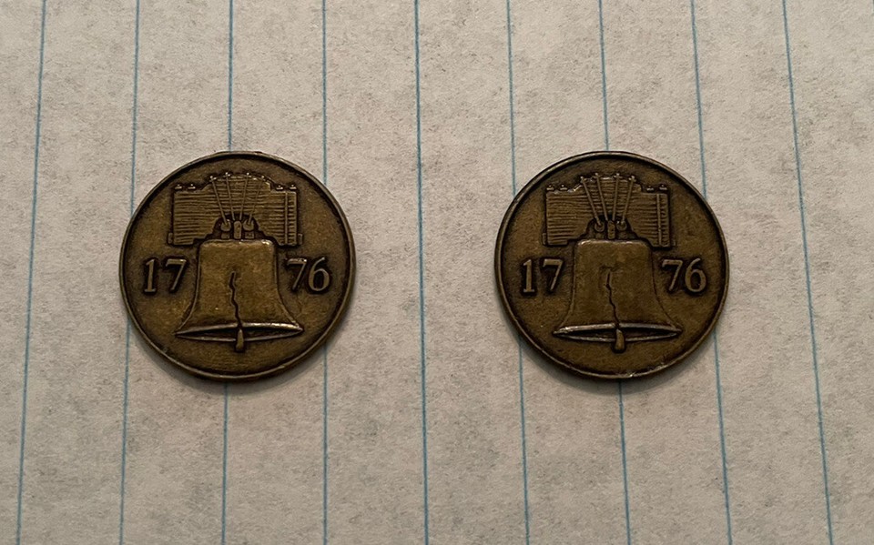 VTG The History Channel Club Token Coin 1776 Commemorative Liberty Bell ...