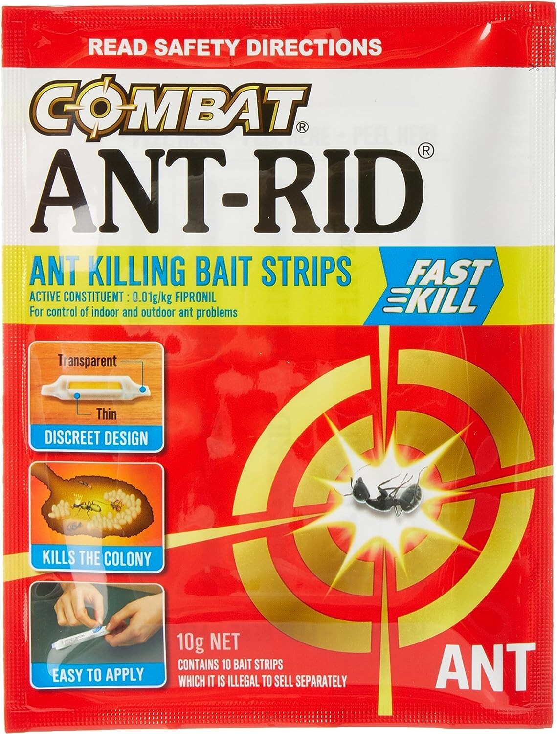 Ant-Rid Bait Strips, with Fast Kill Action, Insecticides, 10G, 10 Pack ...