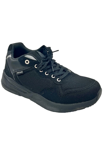 Friendly Shoes Men's Lace-Up Zip-On Sneakers Excursion Black | eBay