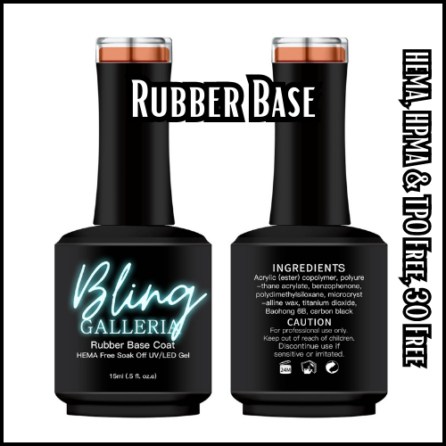 Bling Pixie Pink Rubber Gel UV/LED 15ml HEMA HPMA TPO Free; Superior ...