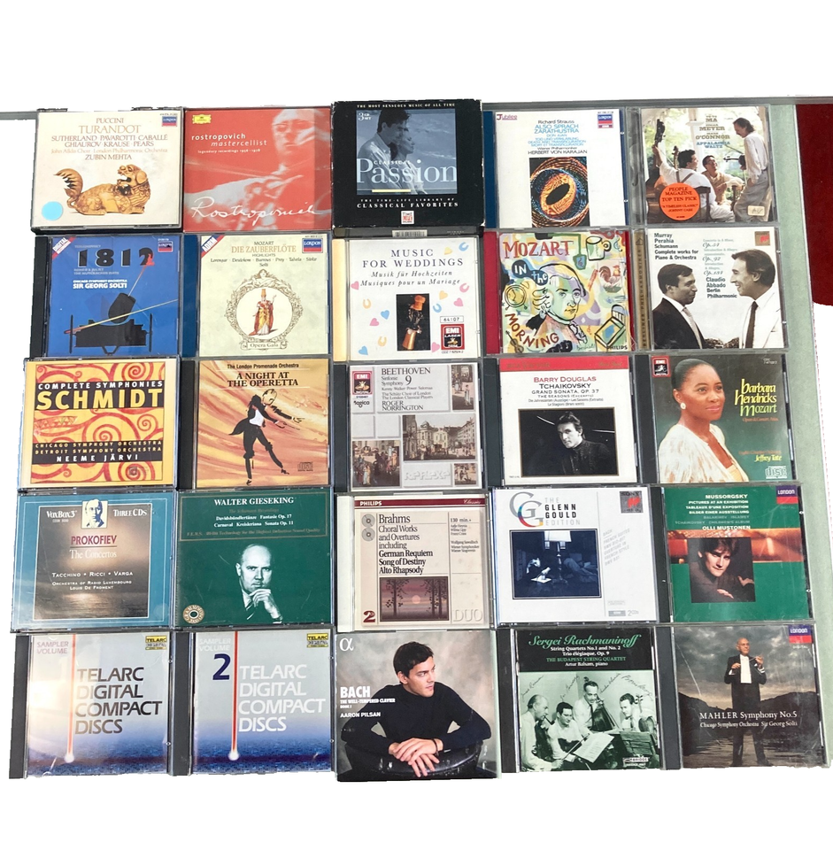 Lot of 106+ Classical Music/Opera CD's:Orchestra/Symphonies/Concerto ...