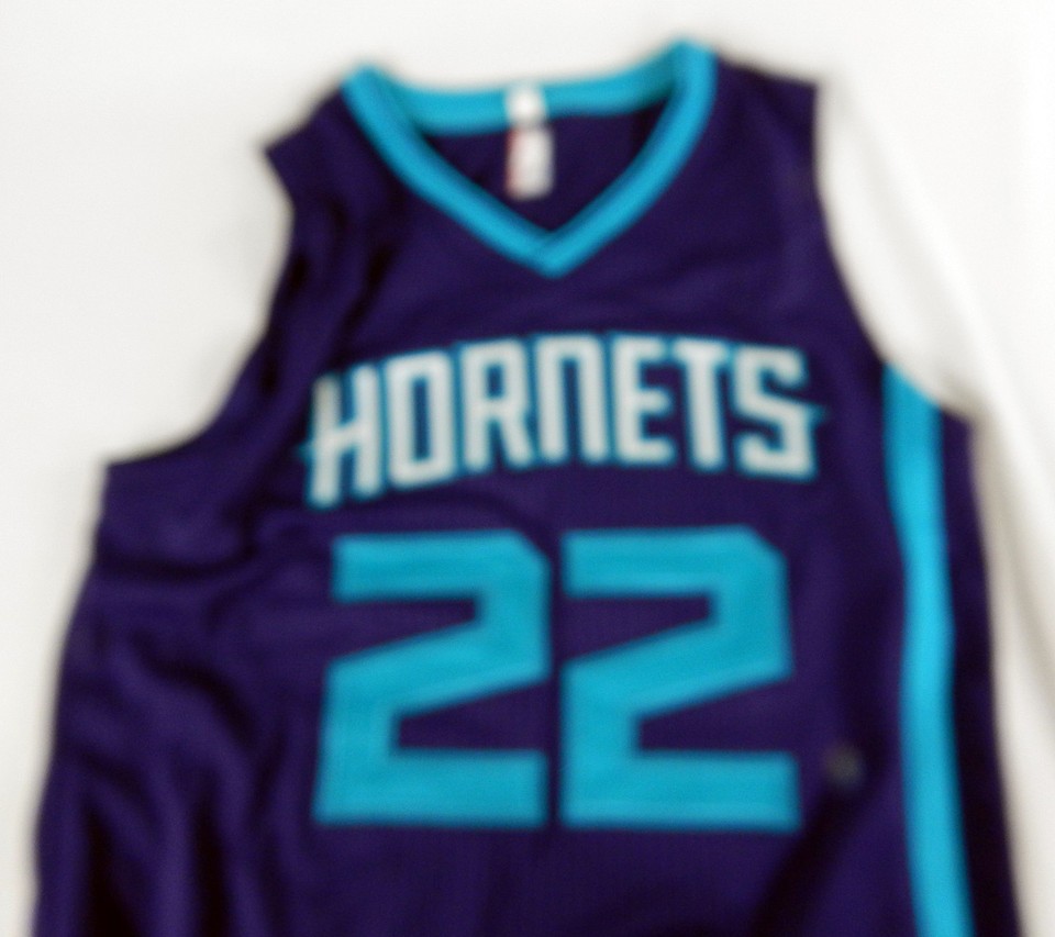 2015-16 Charlotte Hornets Brian Roberts #22 Gioco Emesso Viola Maglia L ...