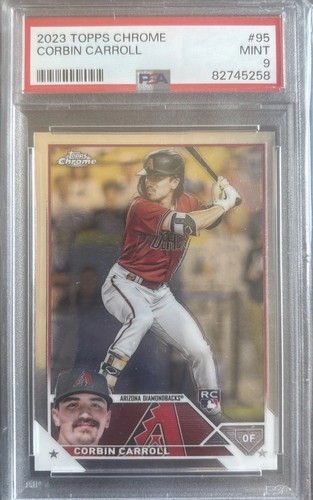 2023 Topps Chrome Corbin Carroll #95 (RC) PSA 9 | eBay