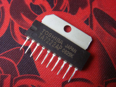 5pcs NEW TOSHIBA TA7222AP TA7222 AUDIO POWER IC CHIP CB HAM RADIO COBRA ...