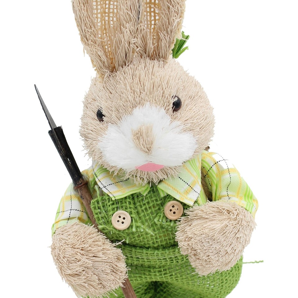 Easter Art Deco Bunny Decoration Room Ornament - 33cm Standing Bunny ...