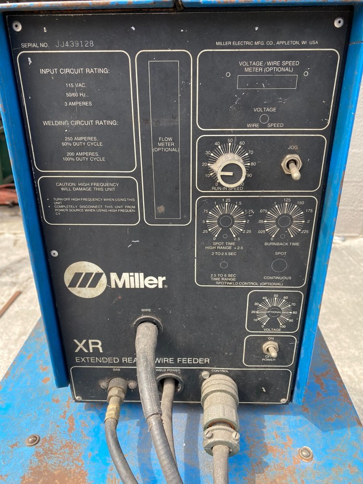 Miller CP200 Welder with Miller XR Extended Reach Wire Feed and XR30A ...