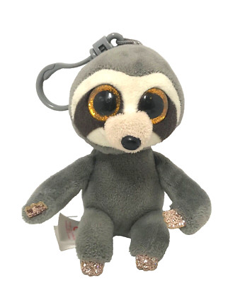 TY Beanie Boos - DANGLER the Sloth (Glitter Eyes) Keychain Backpack ...
