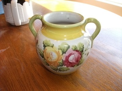 Vintage Vanro Italy vase with handles no lid. Used good condition | eBay