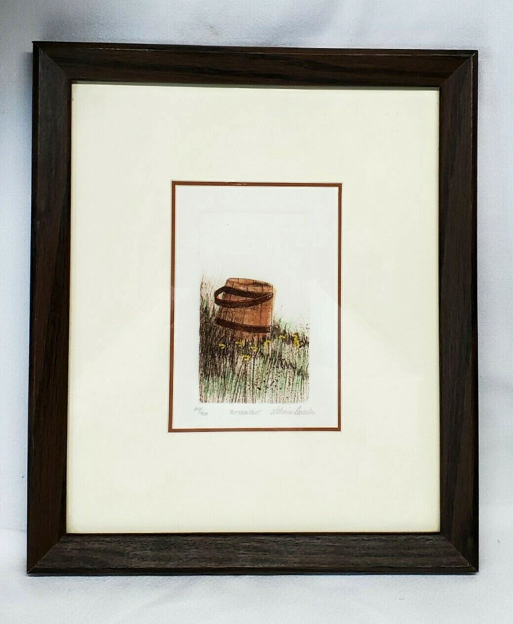 William Coombs BUTTERBUCKET Color Lithograph Limited PRINT 159/400 ...