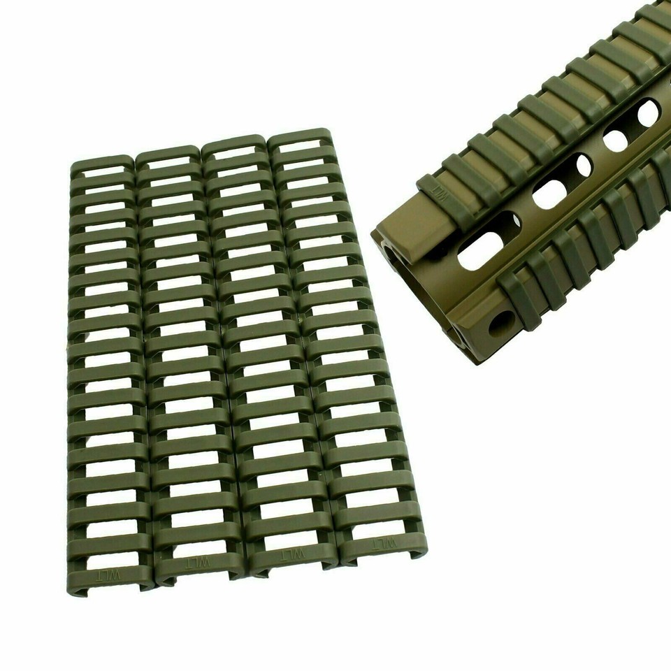 32X Low Profile Rifle Ladder Rail Cover for Weaver Picatinny Rails - OD ...