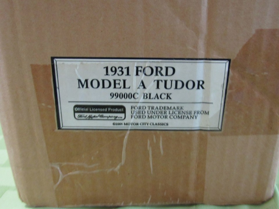 FAIRFIELD MINT 1/24 SCALE DIE CAST "MOTOR CITY CLASSICS" 1931 MODEL A ...