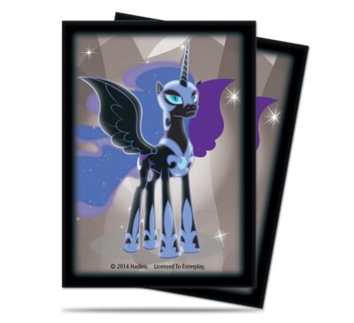 My Little Pony Nightmare Moon 65 Ct Std Ultra Pro Card Sleeves (66mm x ...