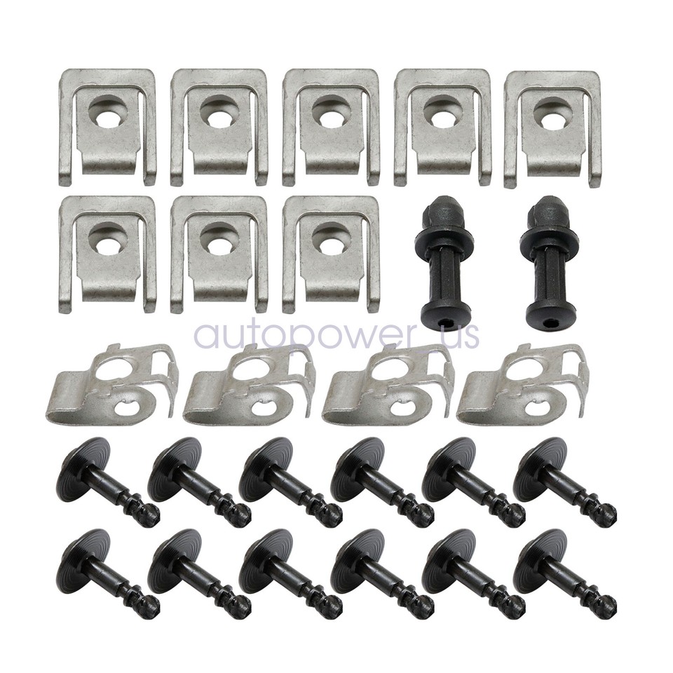 Engine Under Cover Splash Guard Clips Screw Kit For Audi (A4 / A5 / Q5 ...