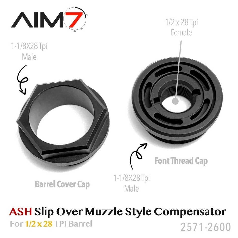 Aim7 Archer Hybrid 6-IN-1 Linear Comp & Barrel Shroud Set 1/2x28 | eBay