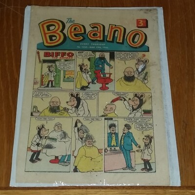 BEANO #1235 19TH MARCH 1966 D C THOMSON BRITISH WEEKLY COMIC | eBay UK