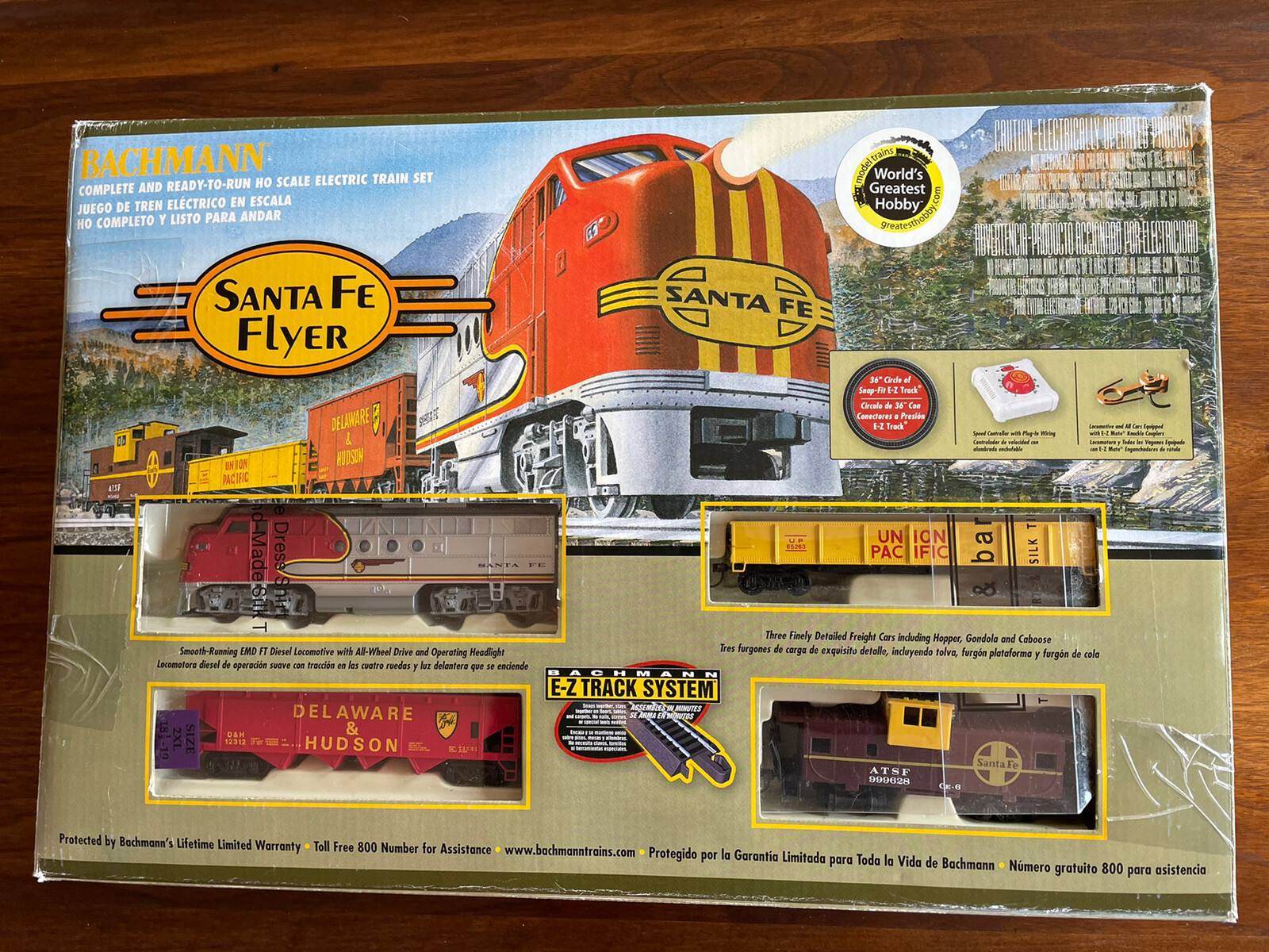 Bachmann HO Santa FE Flyer with EZ Track - 00647 for sale online | eBay