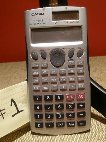 CASIO Calculator fx-115MS 5-V.P.A.M. Two Way Business Scientific Works ...